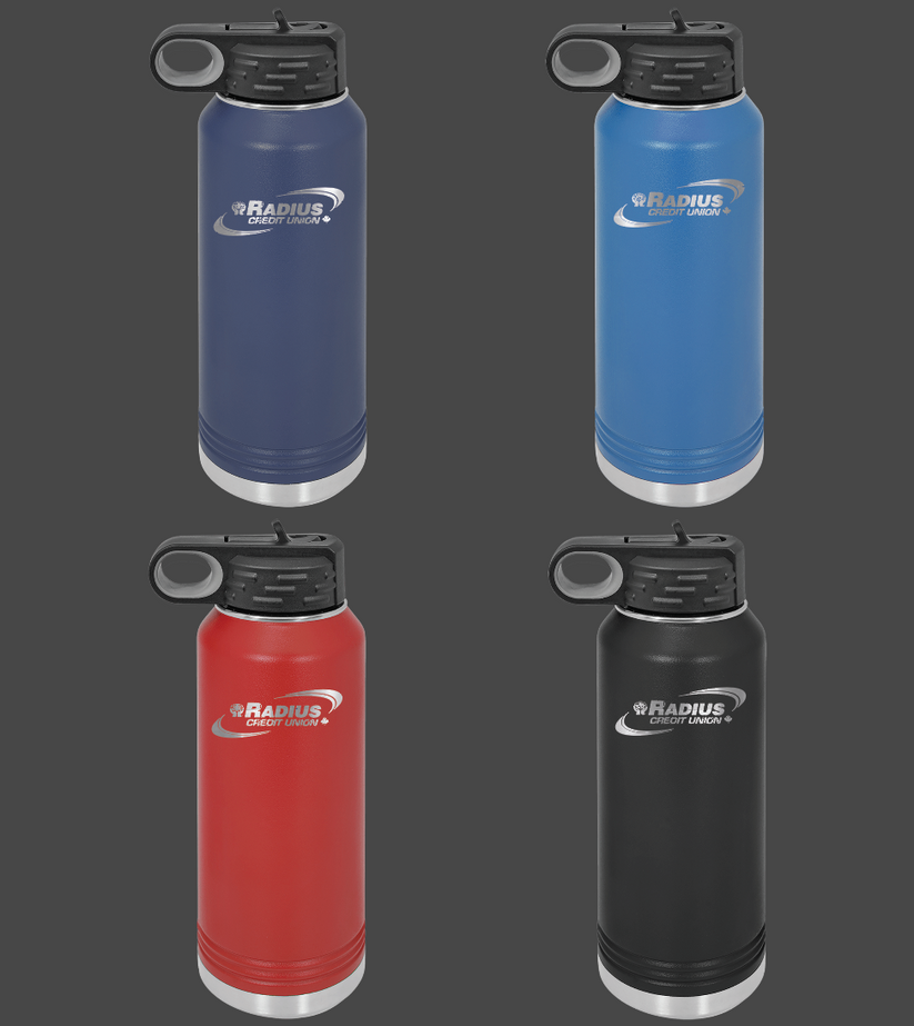 Radius - 32oz Engraved Water Bottle – Rural Apparel and Branding